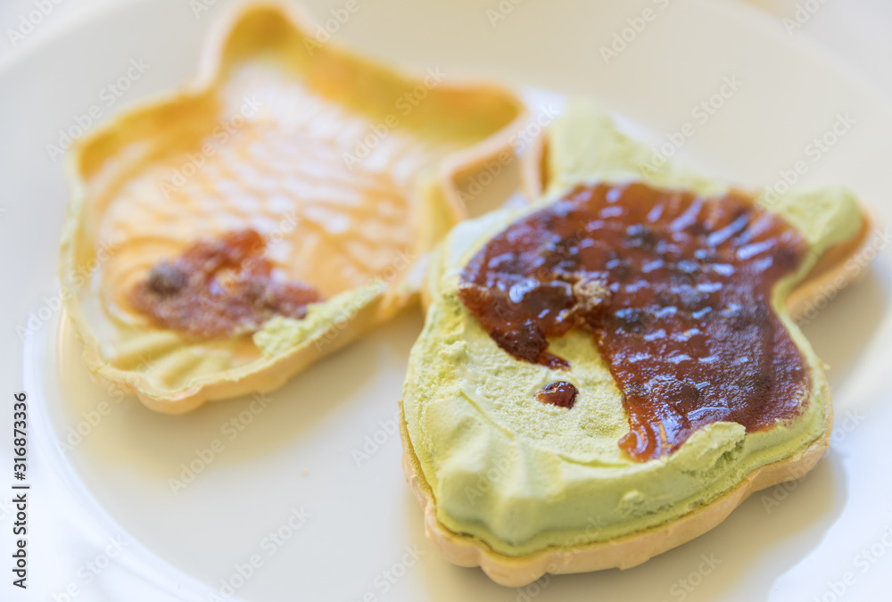 Red Bean Ice Cream Fish