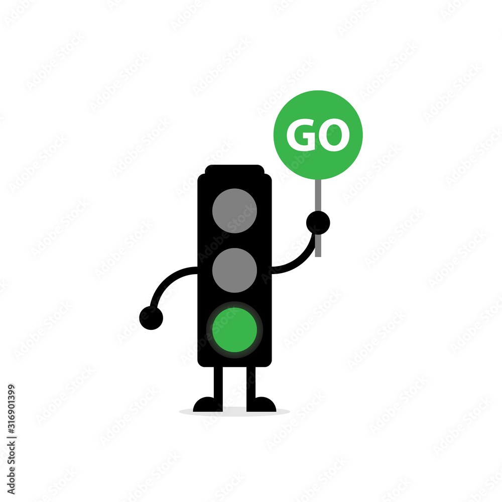 Green Light Go Sign