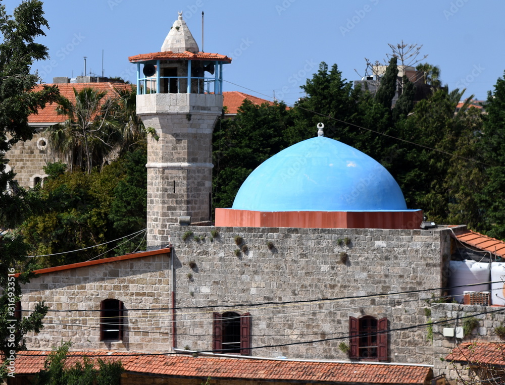 Sultan Abdul Majid Moschee in Byblos Stock Photo | Adobe Stock