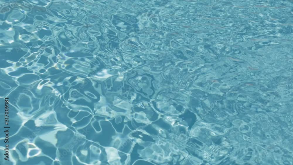 Video „Pattern of blue water surface reflection swimming pool, Ripple ...