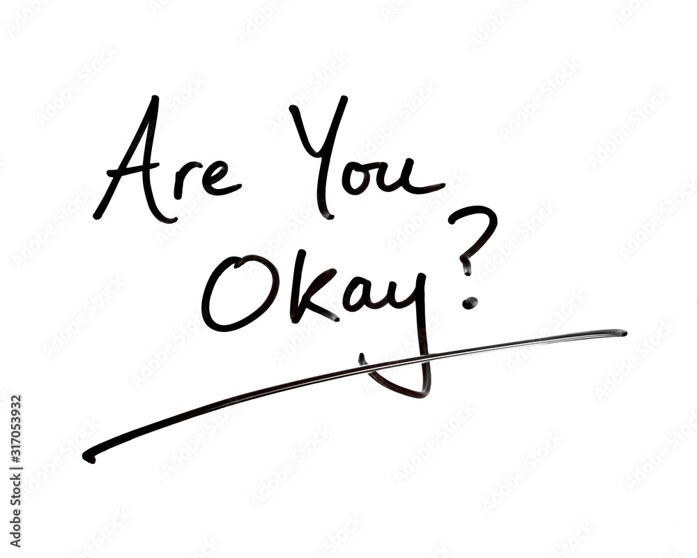 Are You Okay? Stock Illustration | Adobe Stock