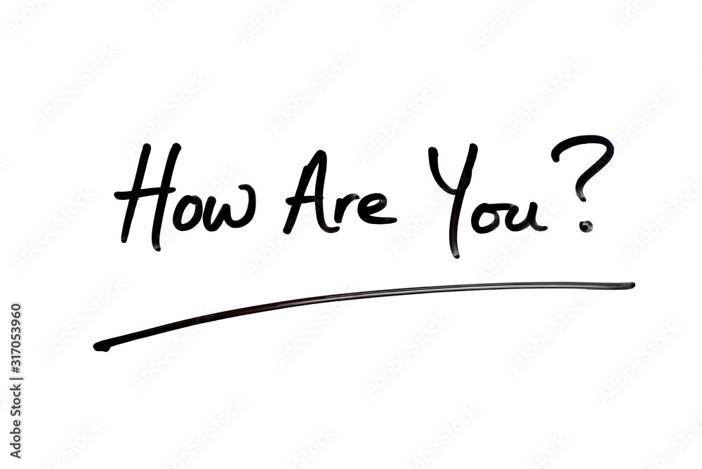 How Are You? Stock Illustration | Adobe Stock