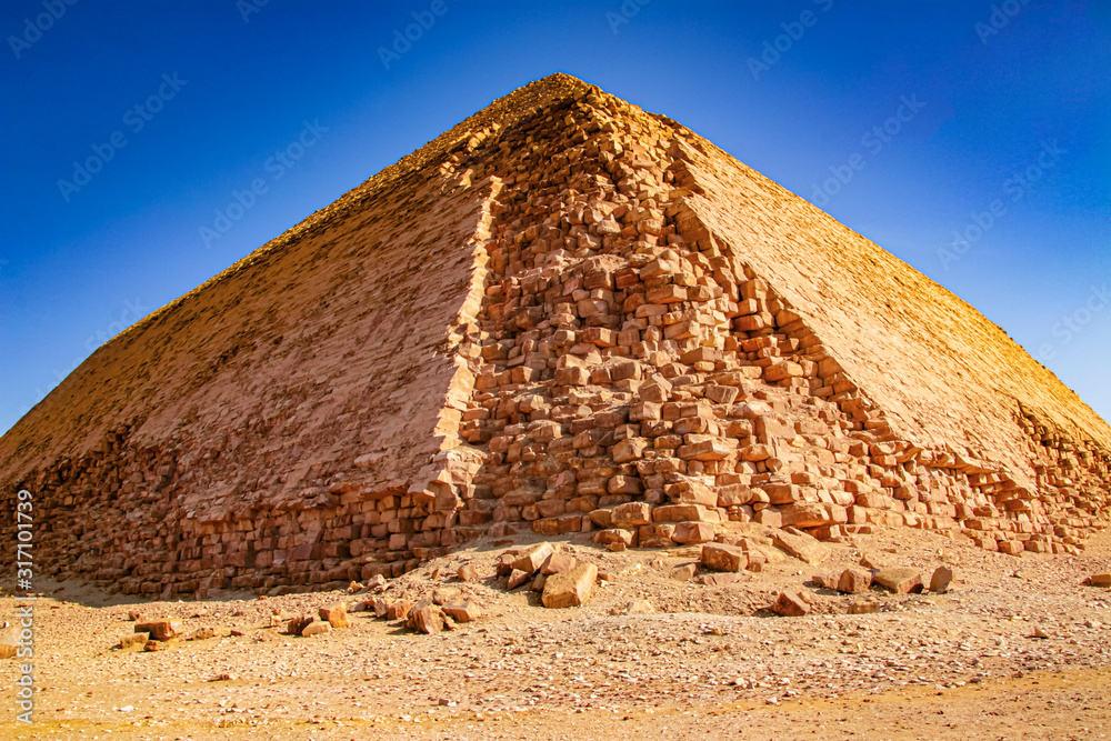 broken pyramid is an Egyptian pyramid in Dakhshur, erected during the ...