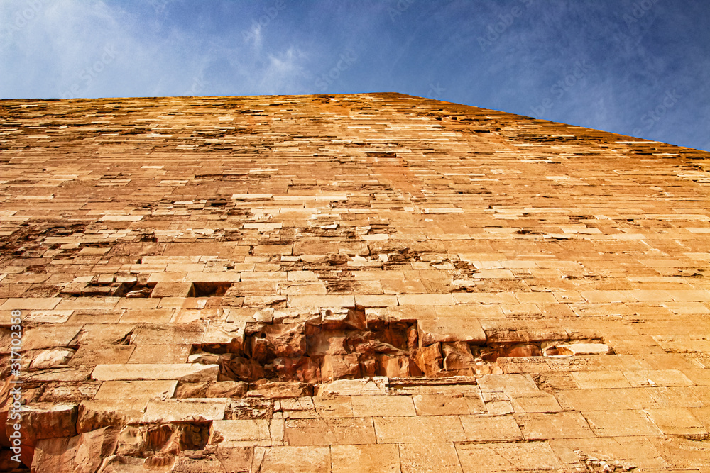 broken pyramid is an Egyptian pyramid in Dakhshur, erected during the ...