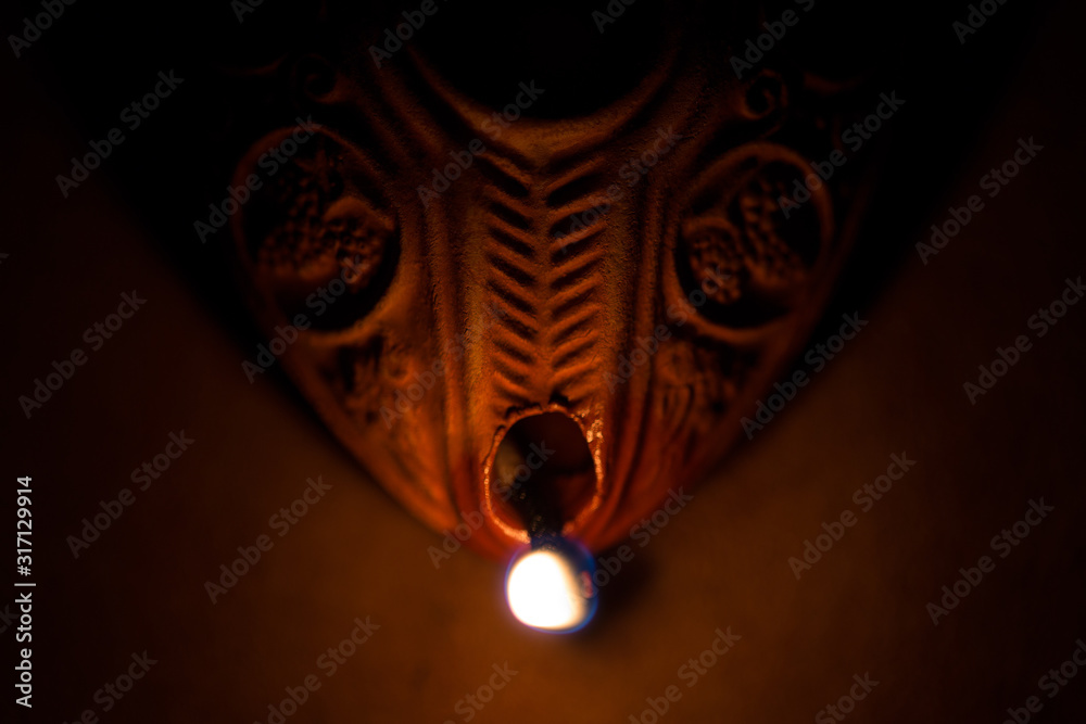 ancient oil lamp used in biblical times Stock Photo | Adobe Stock
