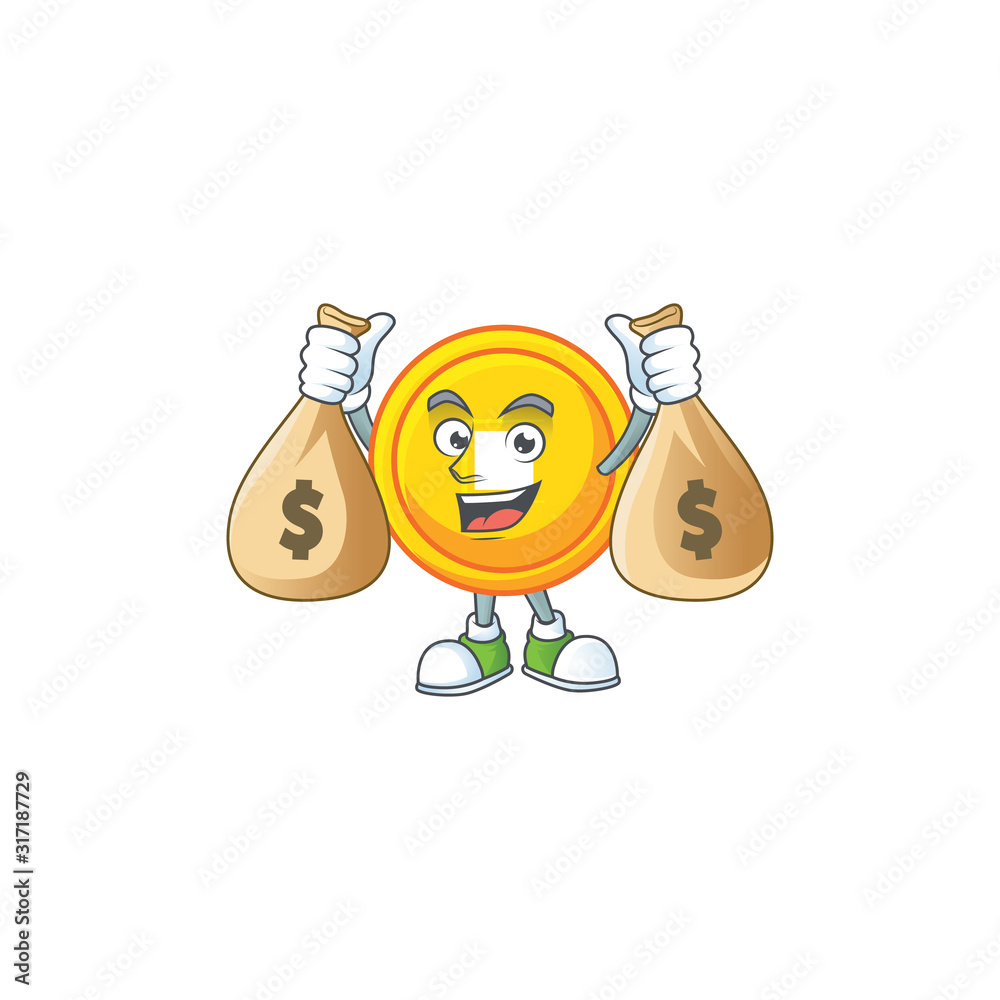 Cartoon Gold Money Bag