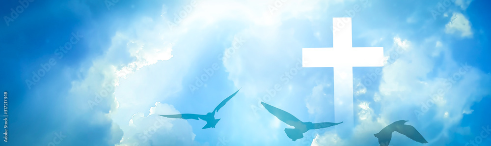 Love Cross Background
