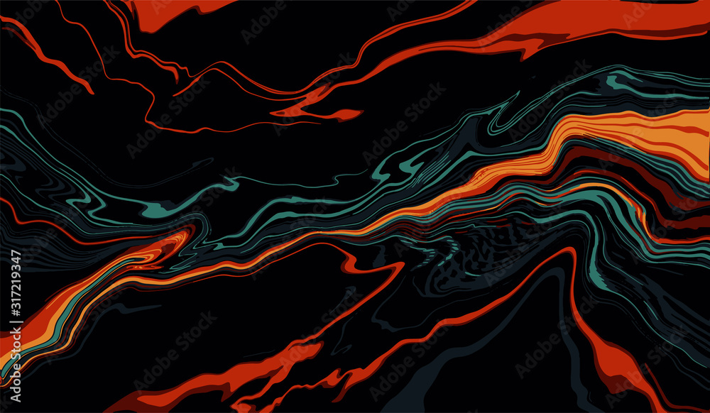 Lush lava color marble texture background vector Stock Vector | Adobe Stock