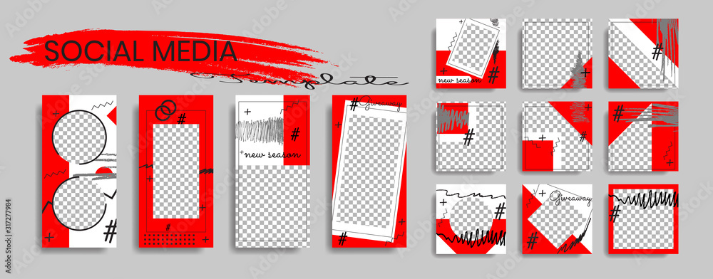 Editable social media post template. instagram story collections and ...