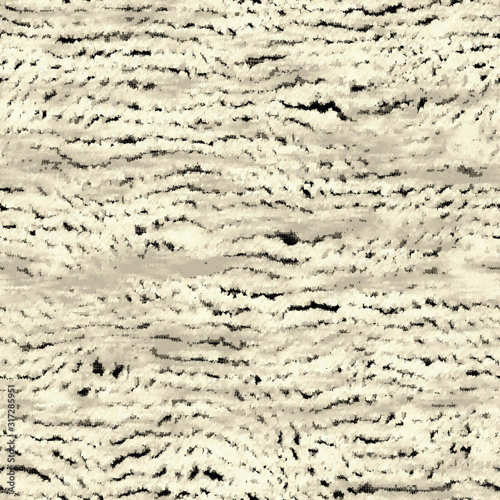 Fuzzy animal fur tan mottled chic skin seamless hide markings print ...