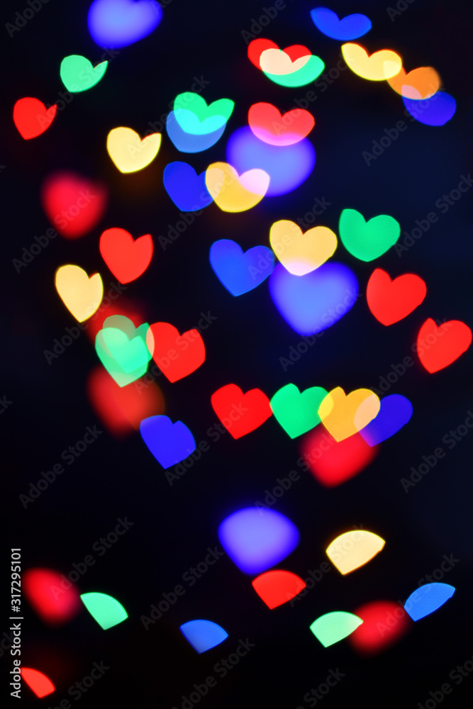 Blurry Heart Light Backgrounds