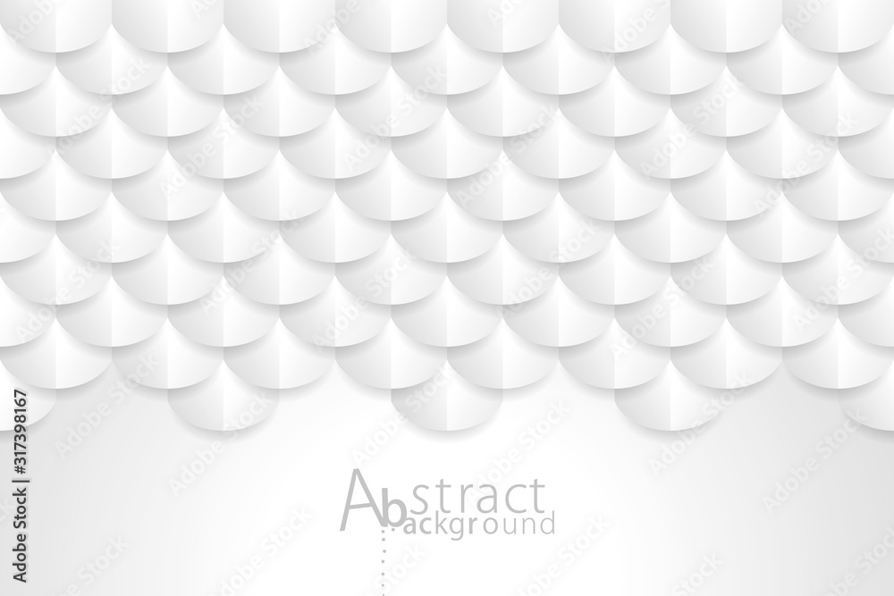 Geometric pattern texture white wallpaper abstract background with copy ...