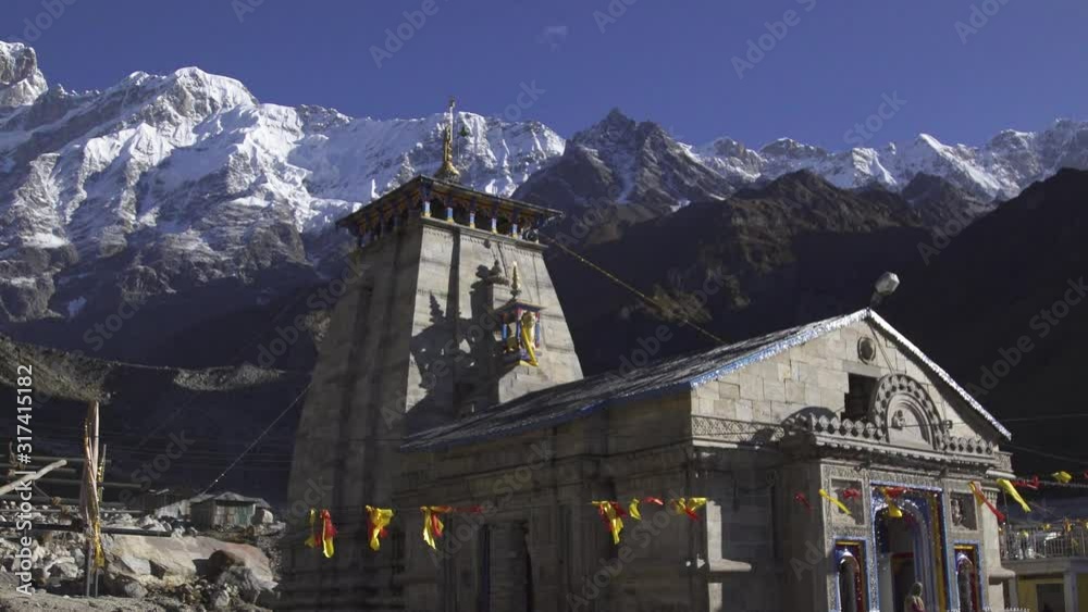 Kedarnath, Uttarakhand, India- Beautiful shot of Kedarnath temple ...
