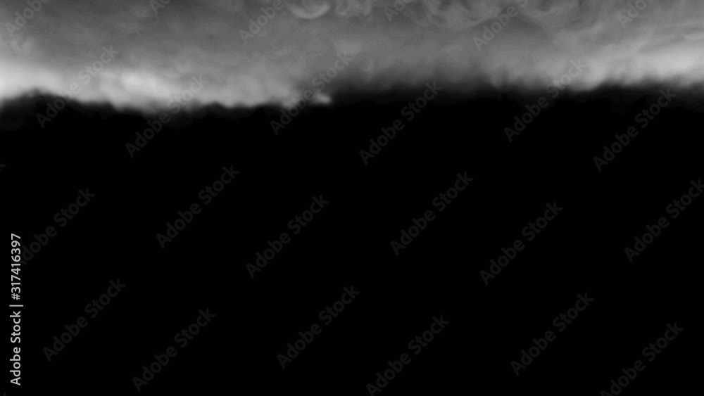 Vidéo Stock Atmospheric smoke VFX overlay element. Haze background ...