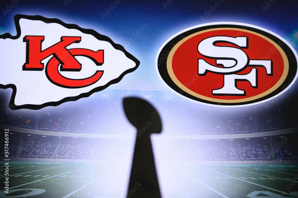 PARADISE, NEVADA, USA, FEBRUARY 2024: Super Bowl LVIII, the 58th Super ...