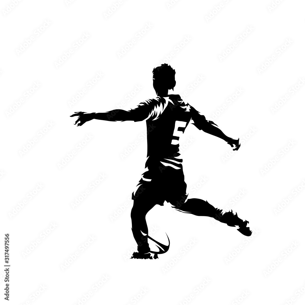 Drawing Of A Rugby Player