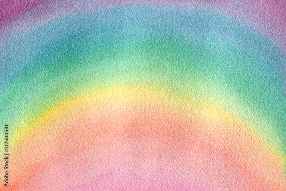 watercolor rainbow background, pastel color gradient background design ...