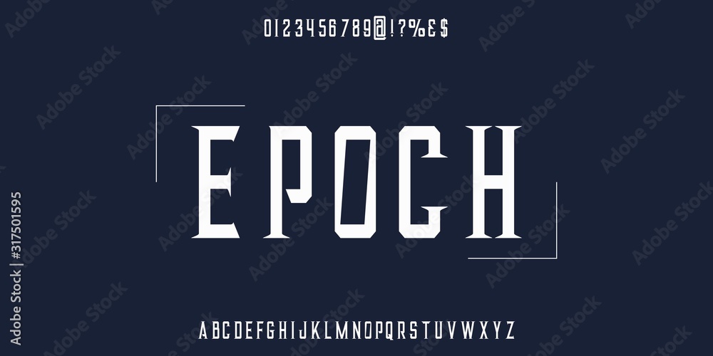 Font. Abc alphabet typeface. font digital modern alphabet and number ...