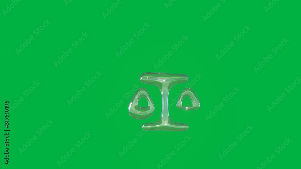 Vidéo Stock seamless loop 4k 3D rendering of distorted transparent soap ...