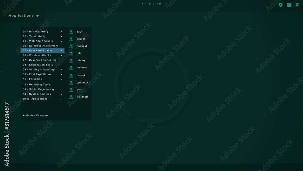 Hacker Screen With Multiple Windows Displaying Code Strings Stock Video Adobe Stock