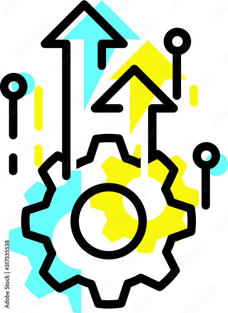 Operational excellence icon Stock Vector | Adobe Stock