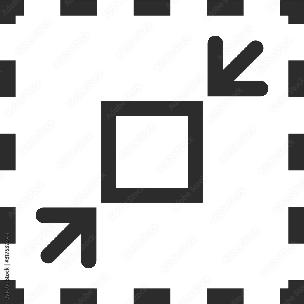 Compact size icon, vector illustration. Stock Vector | Adobe Stock