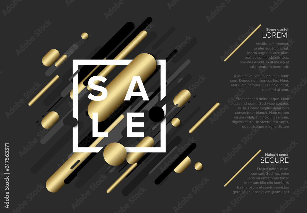 Sale Flyer Layout Stock Template | Adobe Stock