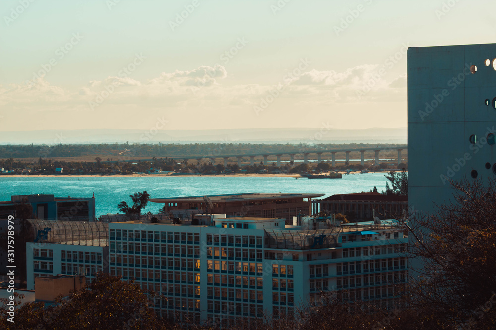 Maputo bay Stock Photo | Adobe Stock