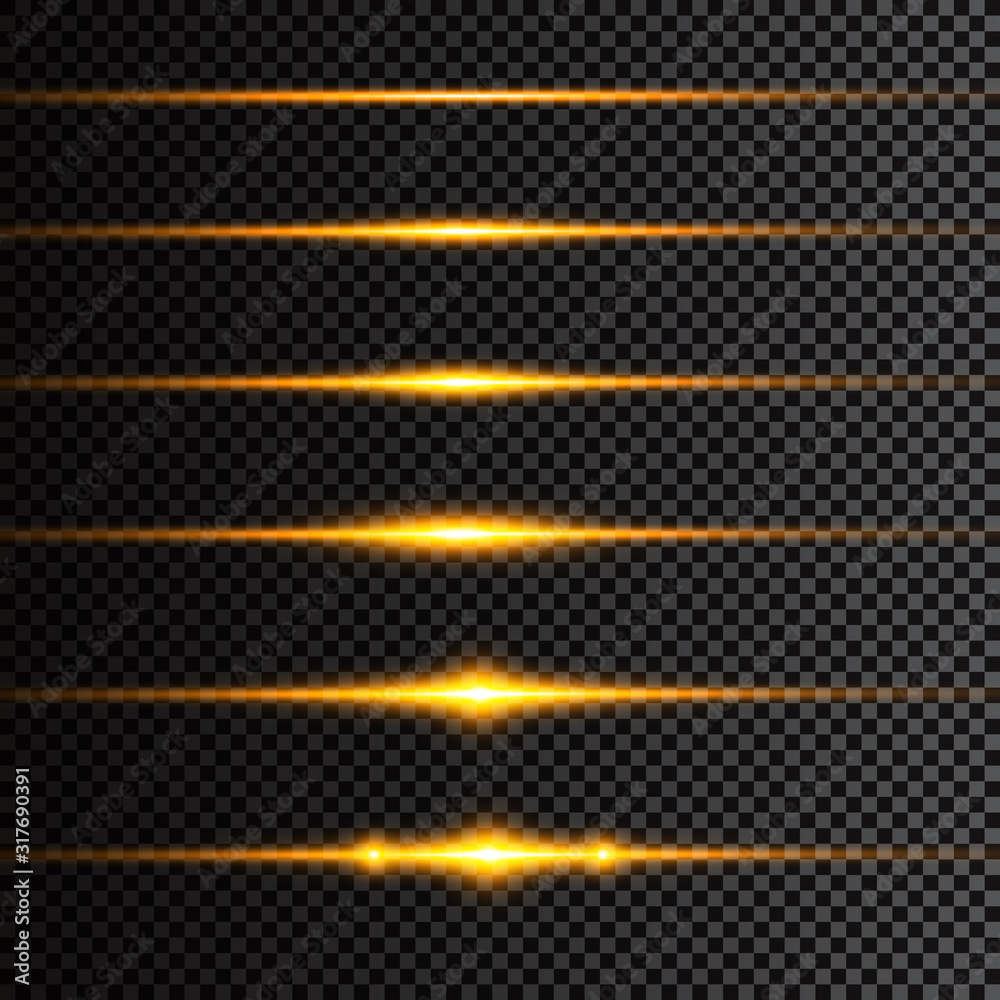 Abstract lines with glow light effect. Glow special light effect ...