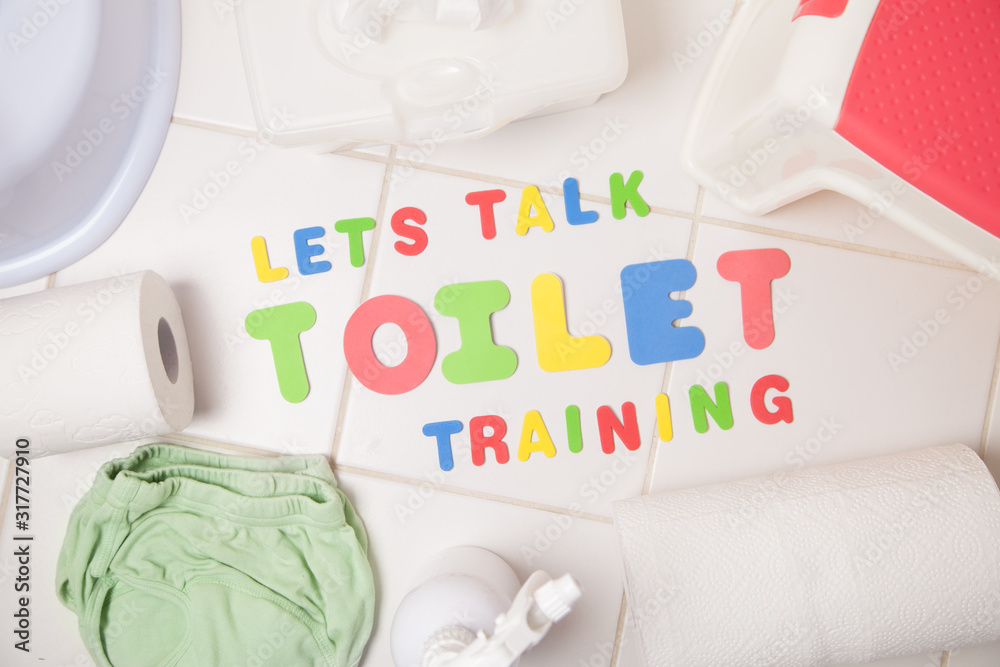 Potty training concept bathroom Stock Photo | Adobe Stock