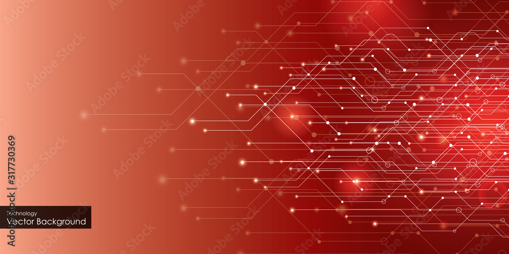 Red Technology Wallpaper