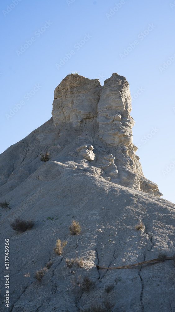 Foto de Monte seco en el desierto de Tabernas de la provincia de ...
