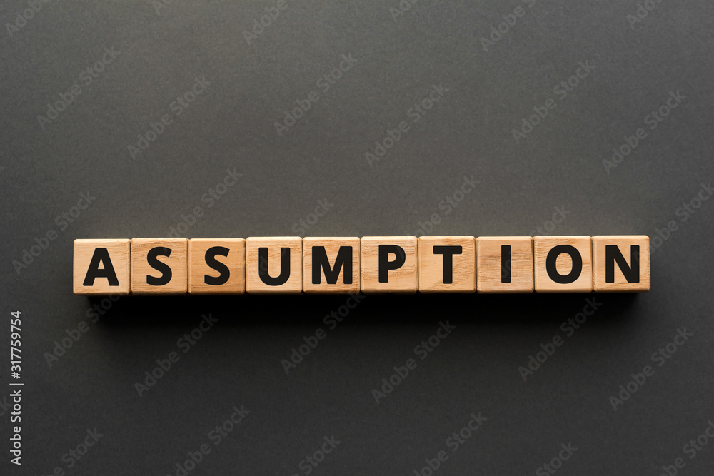 Assumption - words from wooden blocks with letters, no proof accept as ...