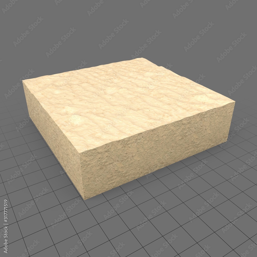Sand cross section 1 Stock 3D asset | Adobe Stock