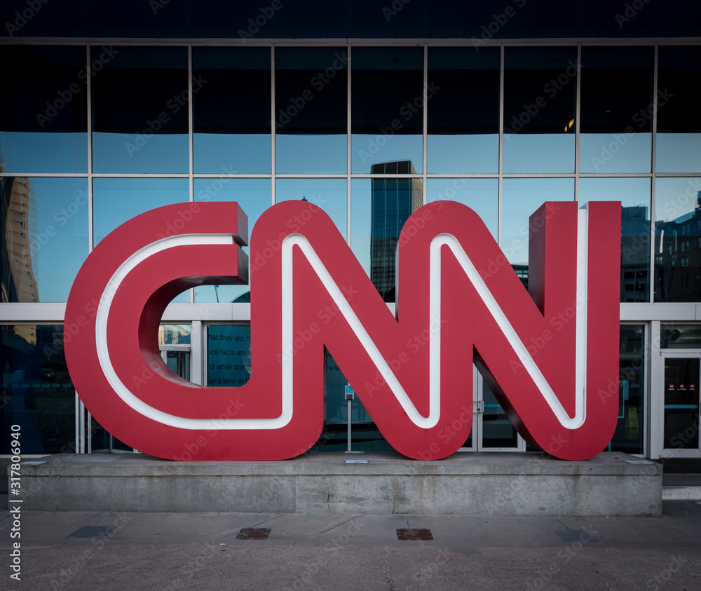 CNN Logo at Headquarters Stock Photo | Adobe Stock