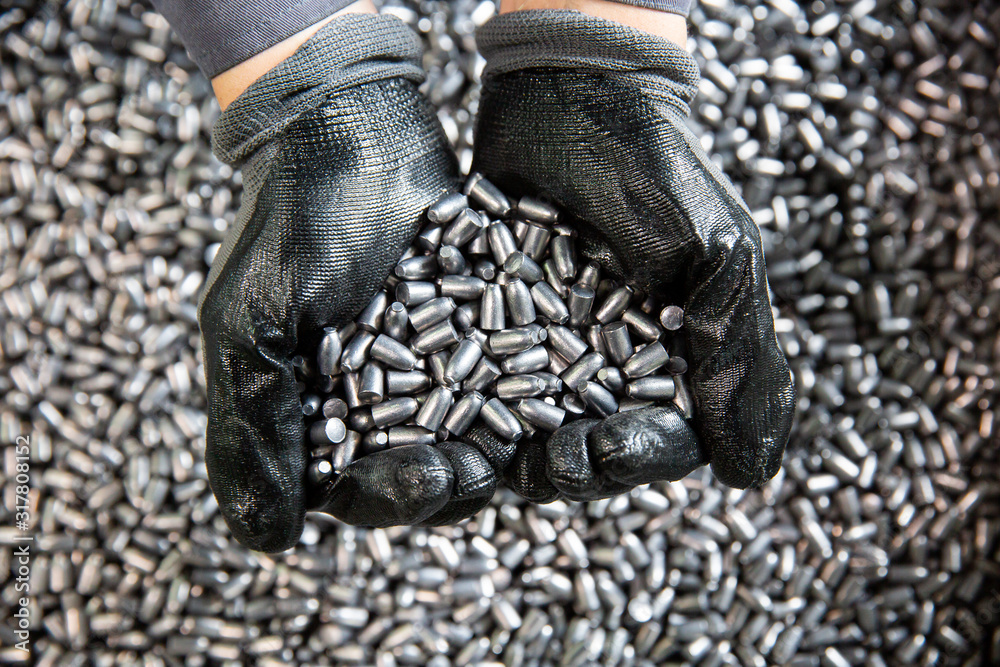 Lead munitions for rifles calibre 1,62x39 Stock Photo | Adobe Stock