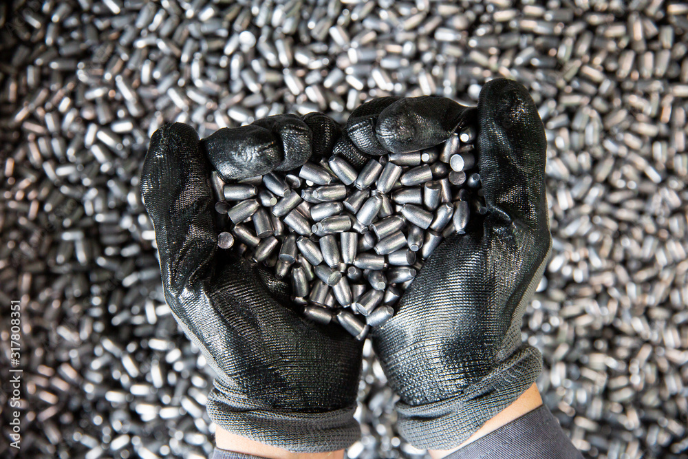 Lead munitions for rifles calibre 1,62x39 Stock Photo | Adobe Stock