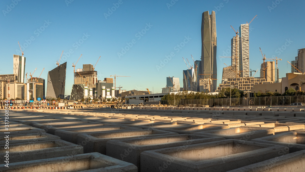 Large buildings equipped with the latest technology, King Abdullah ...