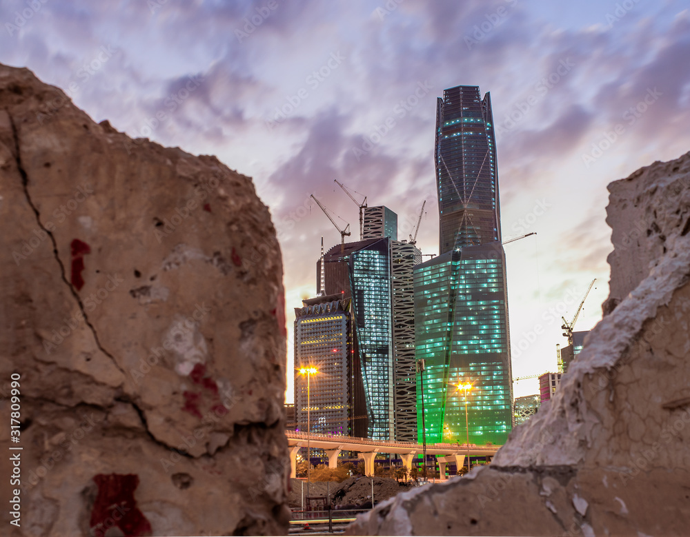 Large buildings equipped with the latest technology, King Abdullah ...