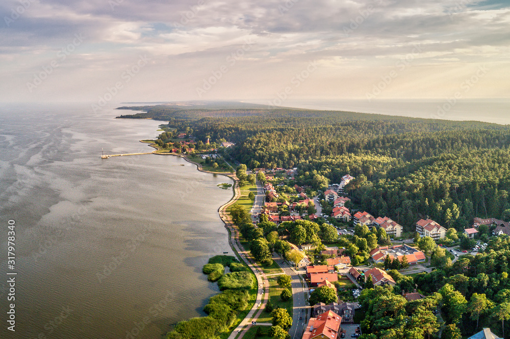 Juodkrante is a quiet Lithuanian seaside resort village located on the ...