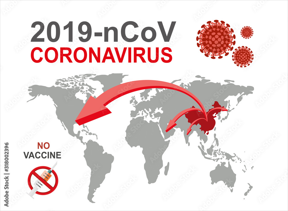 2019-nCoV. China pathogen respiratory coronavirus 2019-nCoV. Flu ...