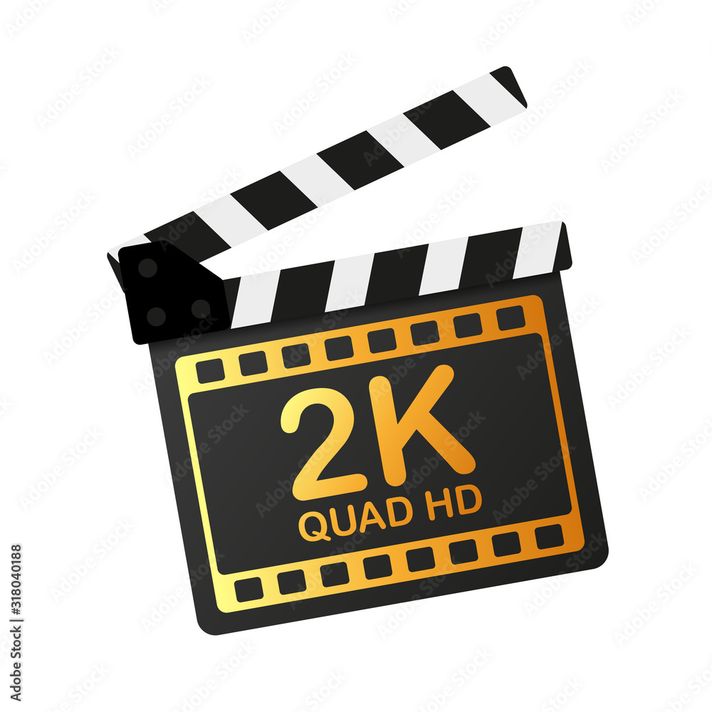 2k Hd Modern Technology Signs Vector Illustration Symbol Monitor 2k Hd Modern Technology Signs Vector Illustration Symbol Monitor