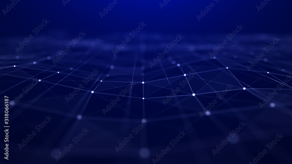 Network connection structure. Background for business event. Science ...