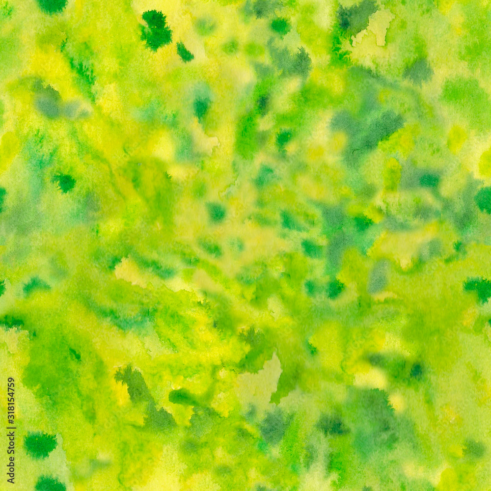 Watercolor light-green background. Seamless pattern. Watercolor ...