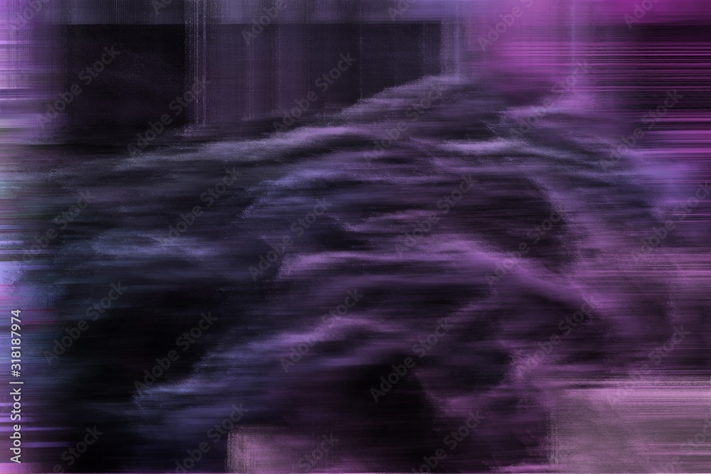 abstract background with digital bad destroyed noise and very dark blue ...