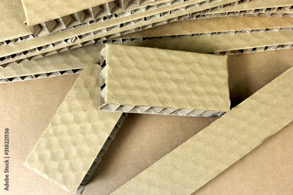 Honeycomb paper board used for cargo bracing. corrugated box sheet ...