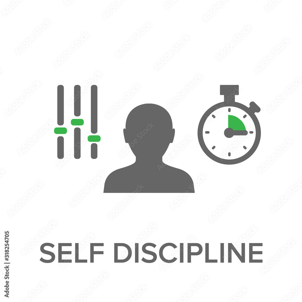 Discipline icon. Simple element illustration. Discipline concept symbol ...