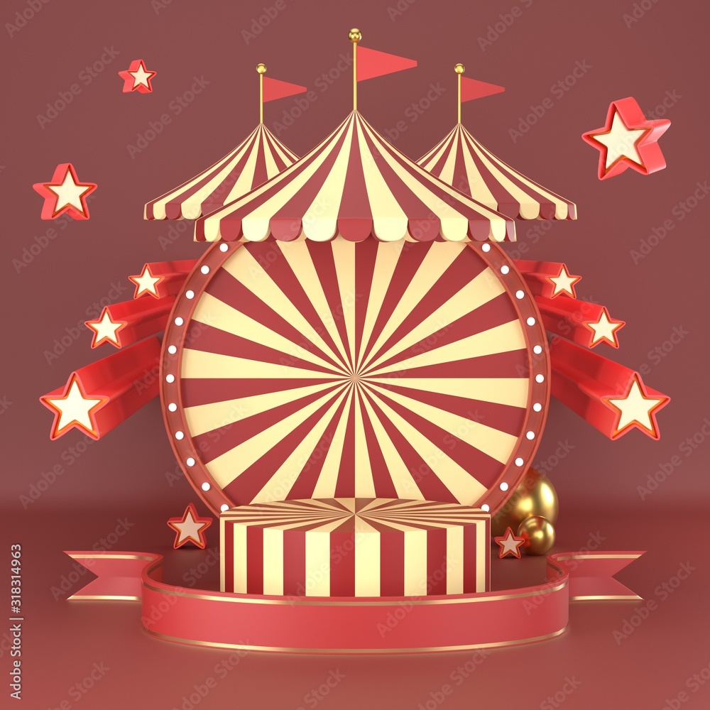 abstract geometric shape carnival design for cosmetic or product ...