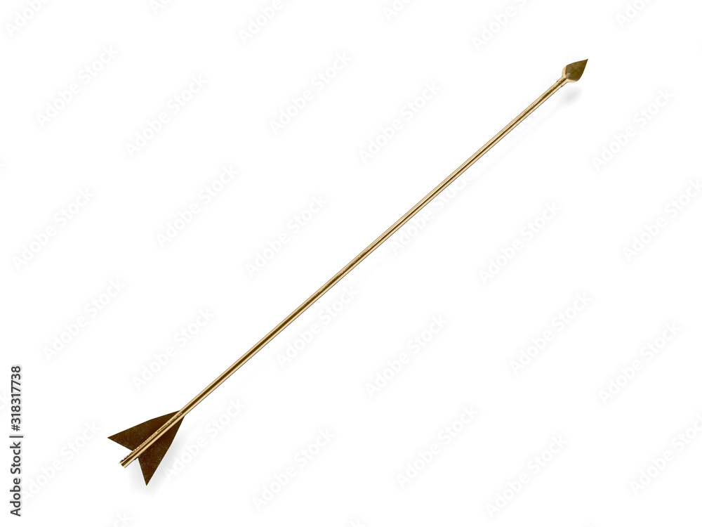 Poster Golden medieval arrow 3d rendering – Wall Art | UkPosters