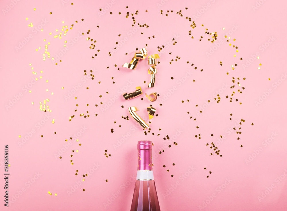 Pink Champagne Color Background